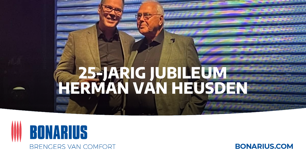 25-jarig jubileum Herman van Heusden | Bonarius